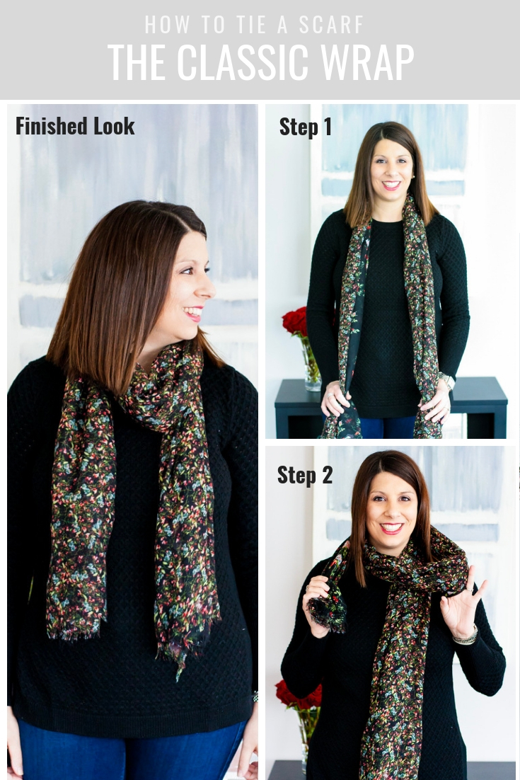 How To Tie A Scarf - 5 Classic Styles - Later Ever After, BlogLater ...