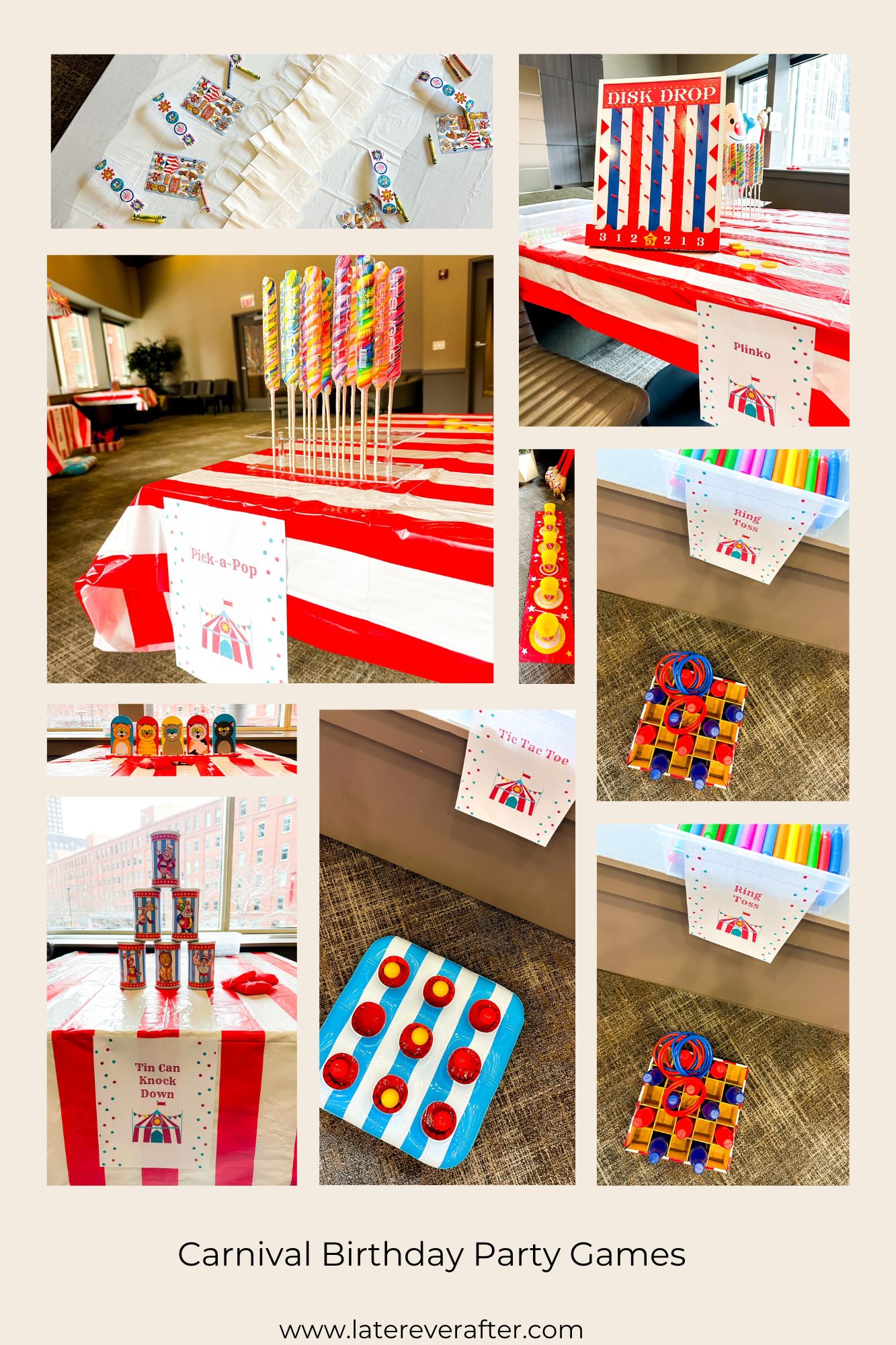 Carnival Theme Birthday Party For Kids - Later Ever After, BlogLater ...